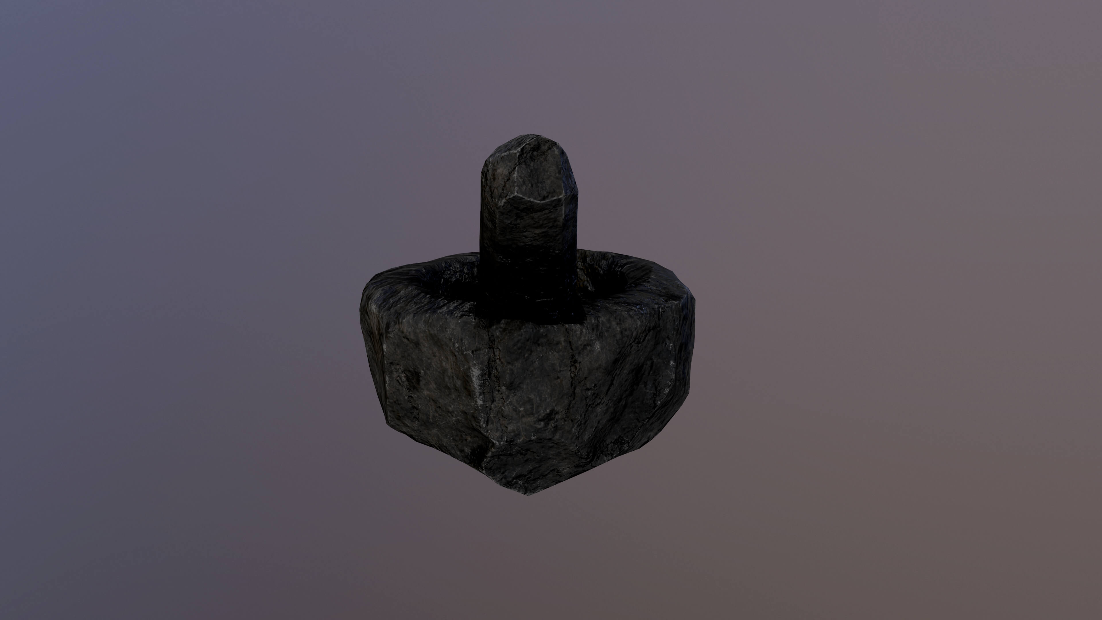 Low Poly Mortar and Pestle - 3D Model by AlexTroi