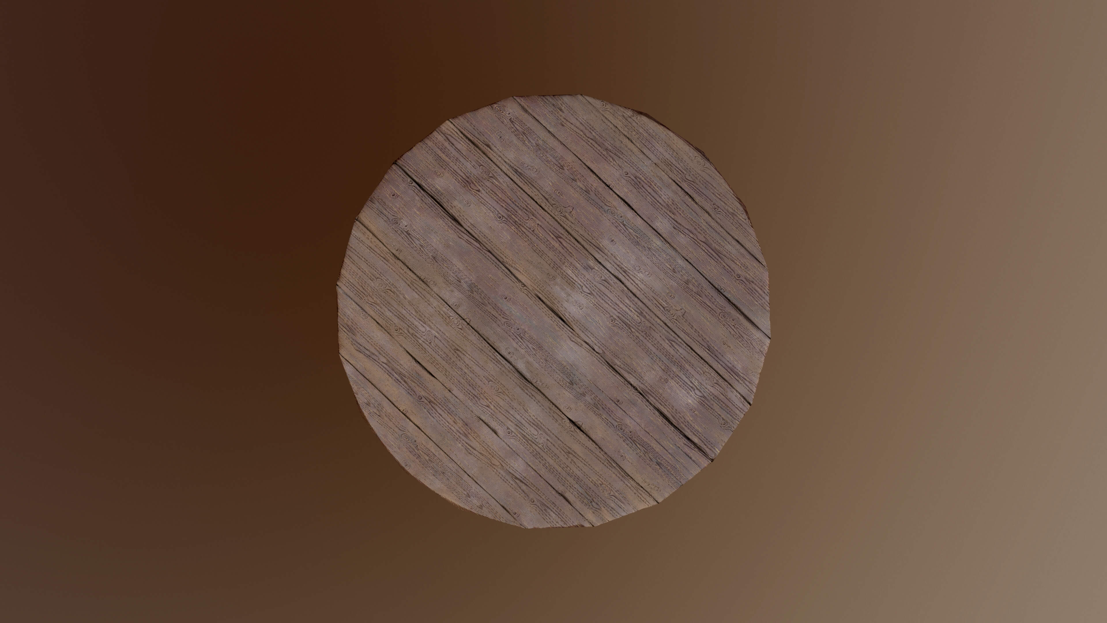 Low Poly Round Table - 3D Model by AlexTroi