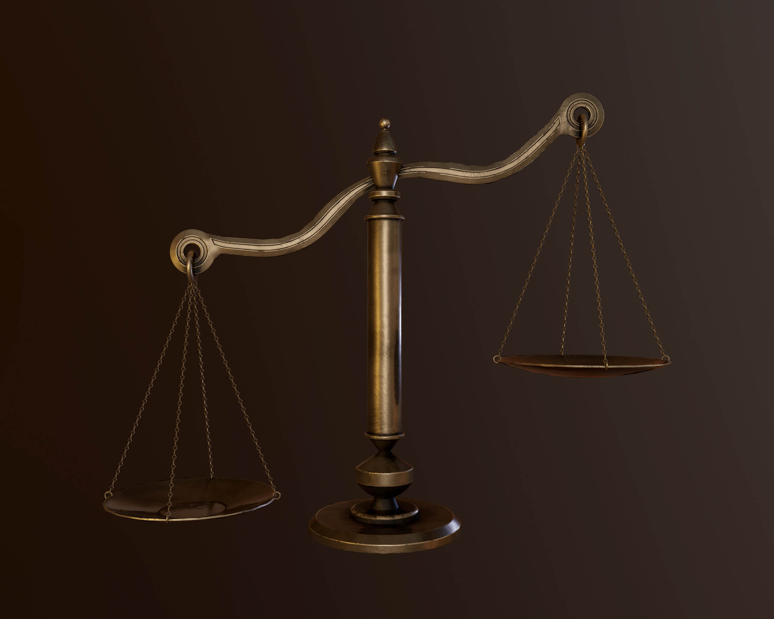 Low Poly Scales - 3D Model by AlexTroi
