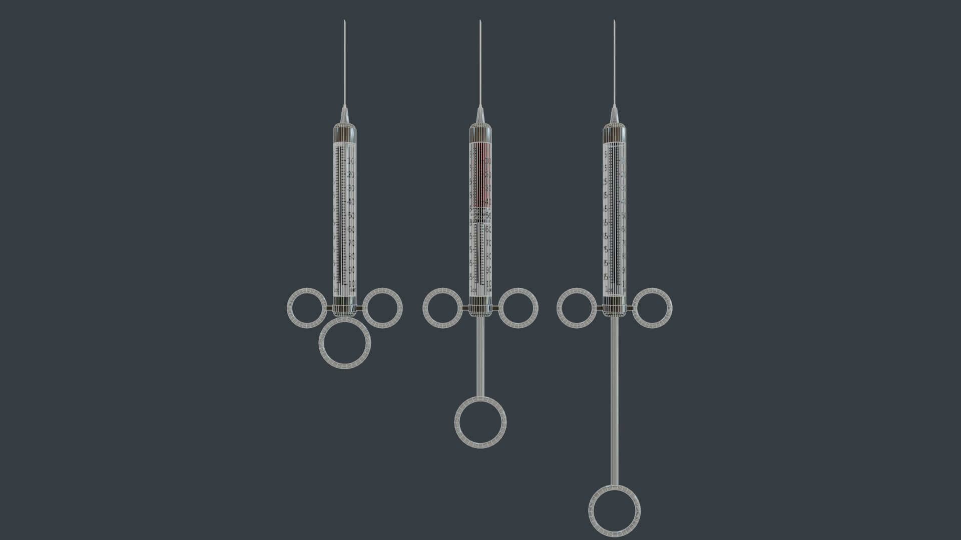 Medical Syringe - Free 3D Model by AlexTroi