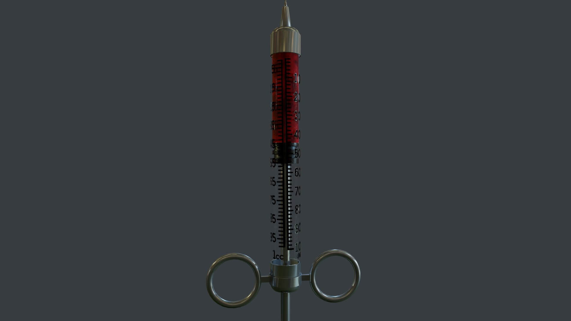 Medical Syringe - Free 3D Model by AlexTroi