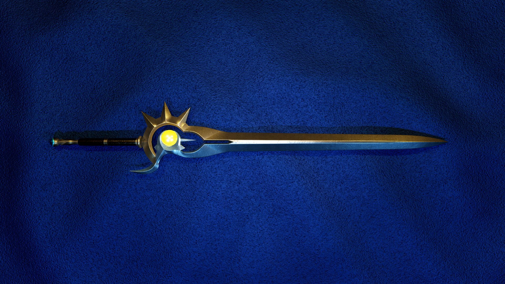 Low Poly Sword Twilight - 3D Model by AlexTroi