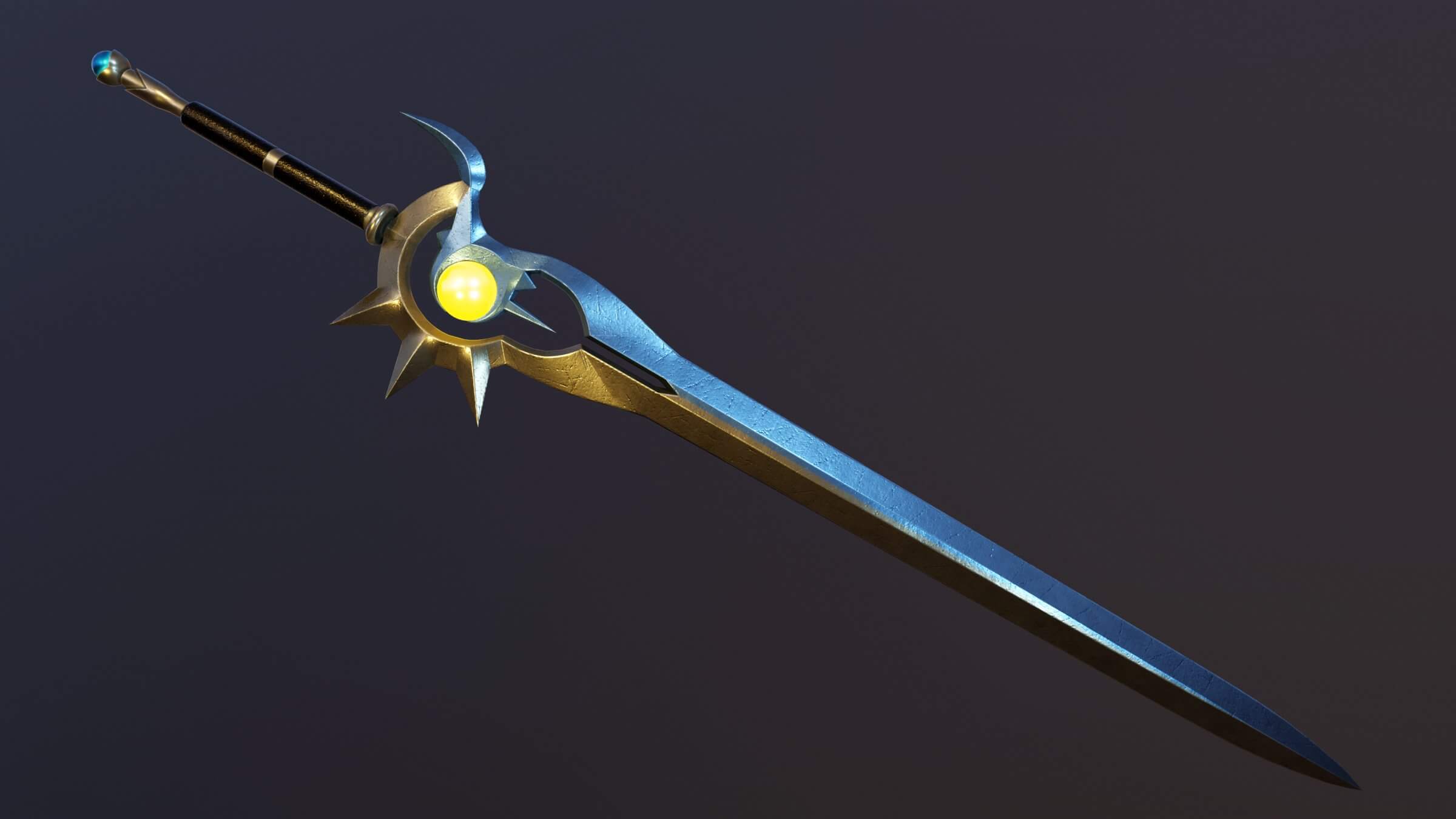 Low Poly Sword Twilight - 3D Model by AlexTroi