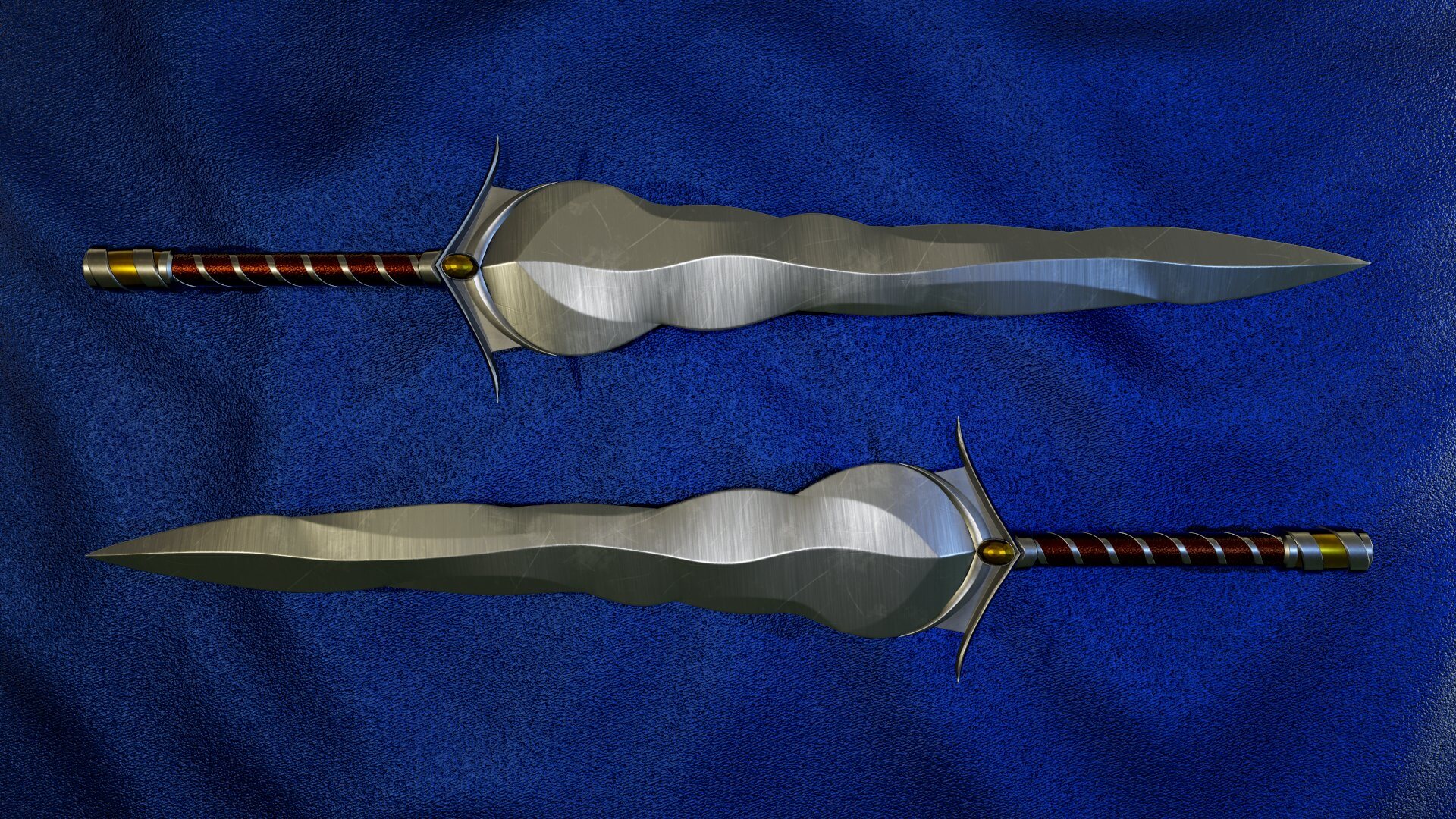 Low Poly Sword Wave - 3D Model by AlexTroi