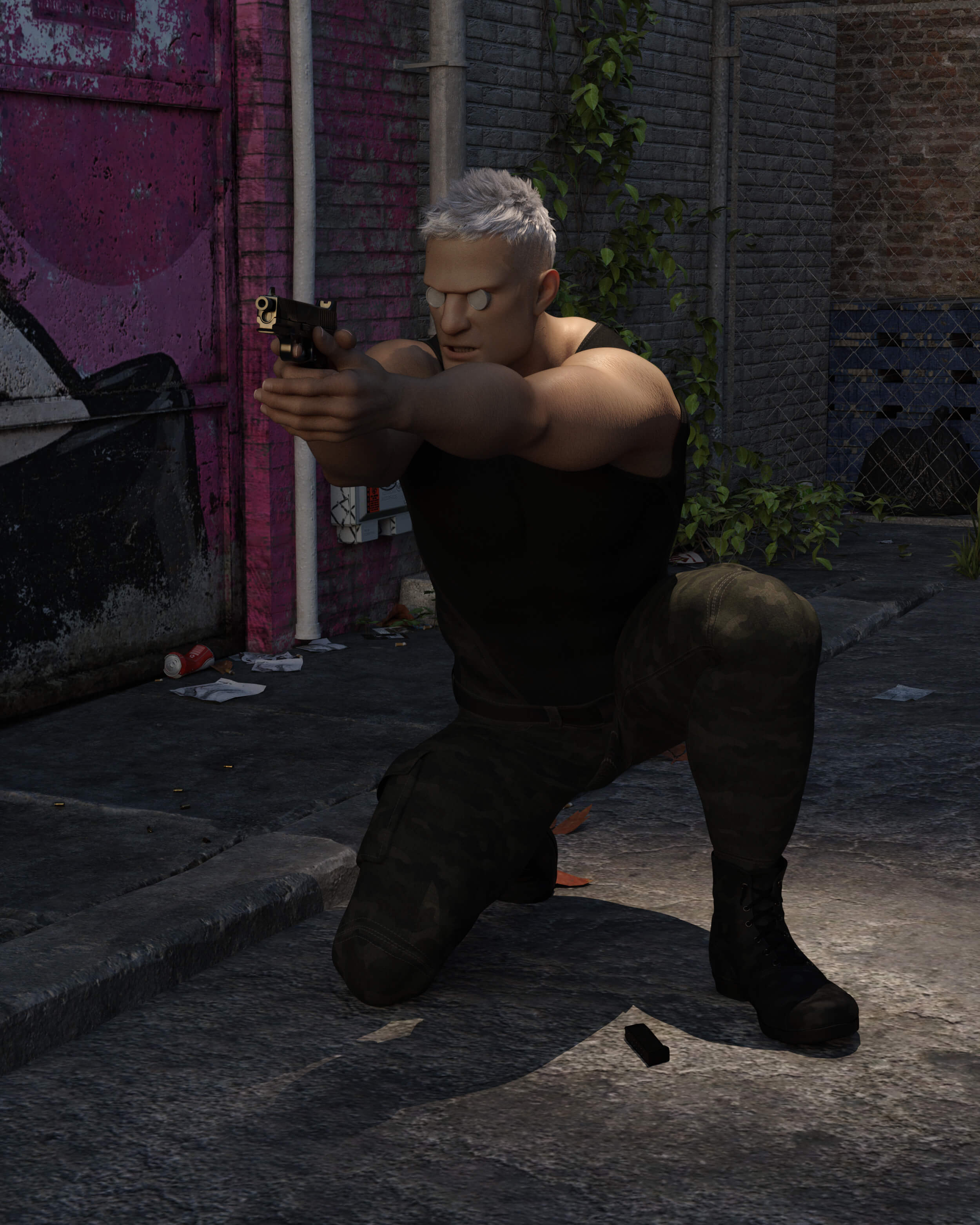 Batou for Genesis 9 - Daz Content by Alfa3D2022