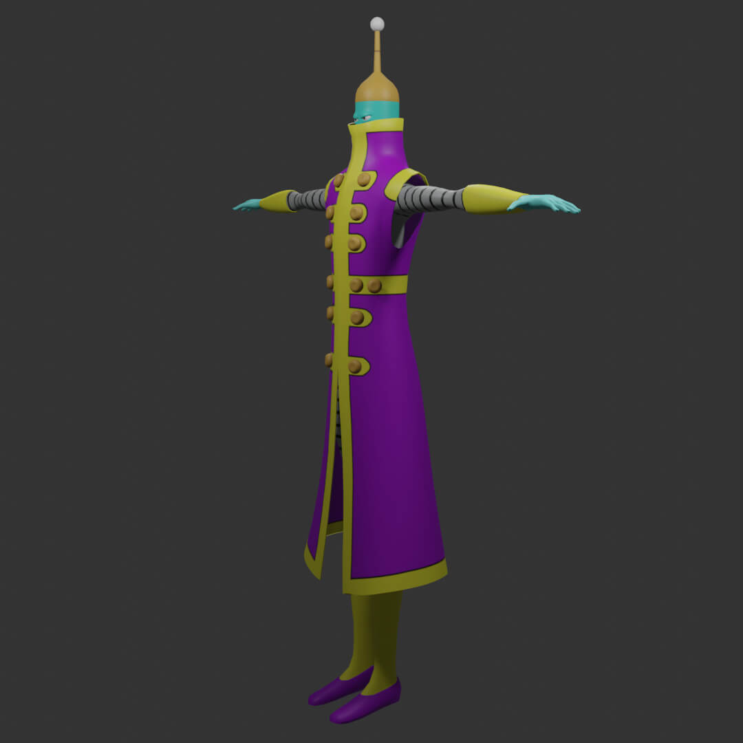 Guardian Zeno-Sama 3D Model by AlfaCentauri