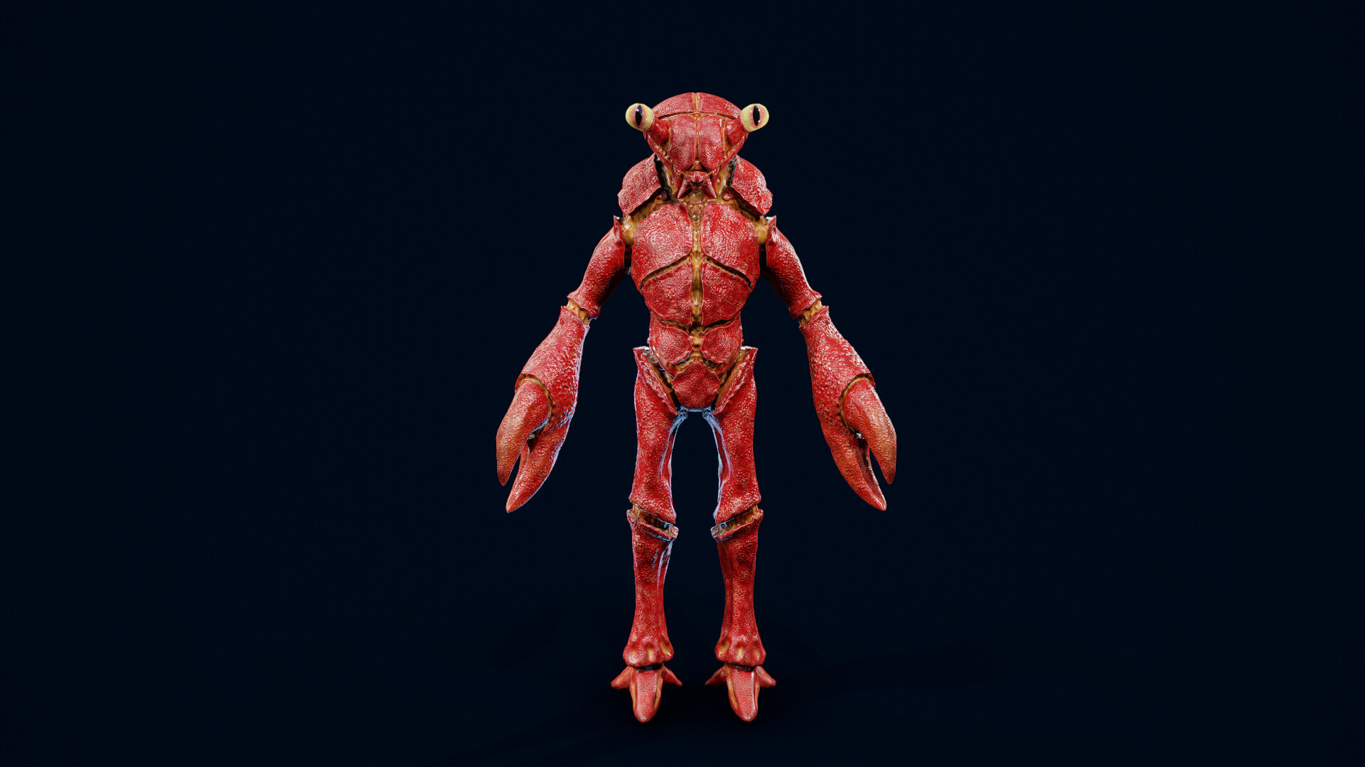 Crab Monster - 3D Model by Alfamix