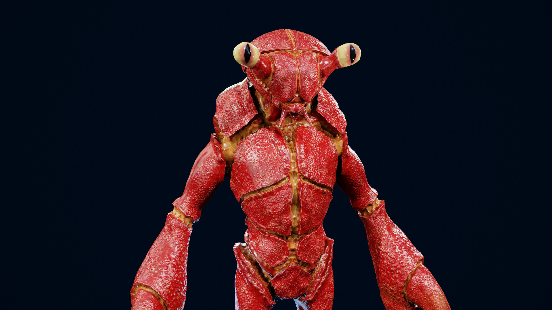 Crab Monster - 3D Model by Alfamix
