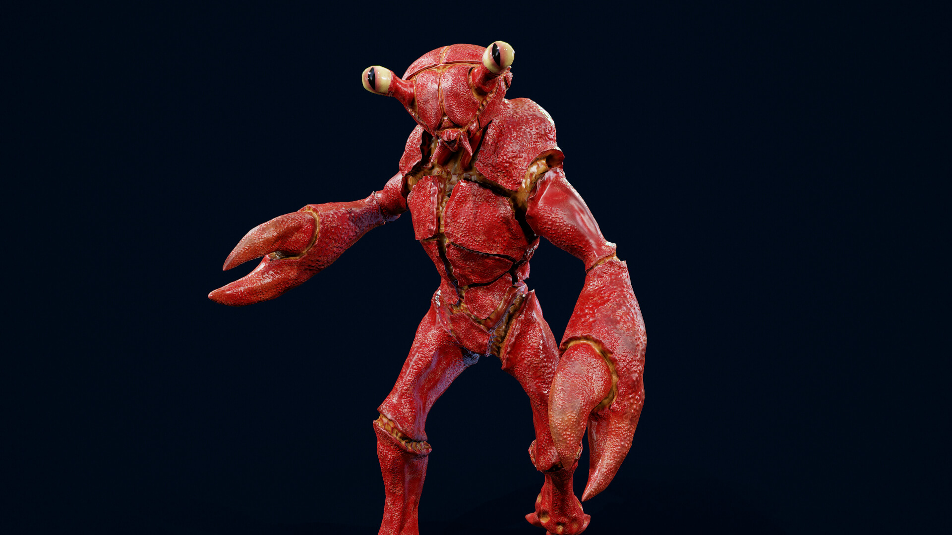 Crab Monster - 3D Model by Alfamix
