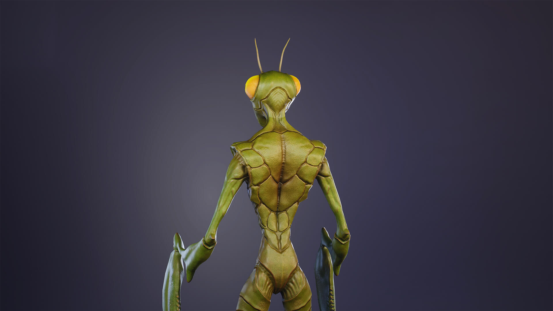 Insect Creature - 3D Model by Alfamix