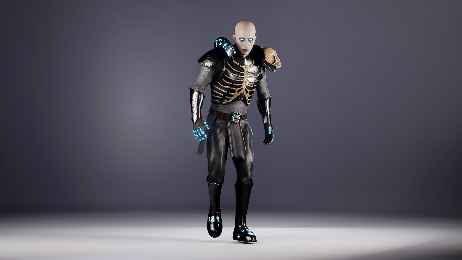 Necromancer character - 3D Model by Alfamix