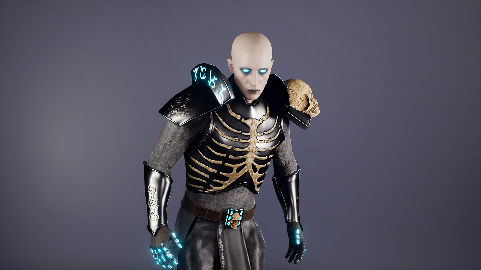 Necromancer character - 3D Model by Alfamix