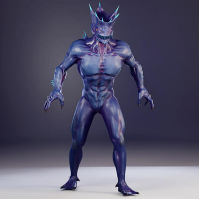 Sea Monster 3 - 3D Model by Alfamix