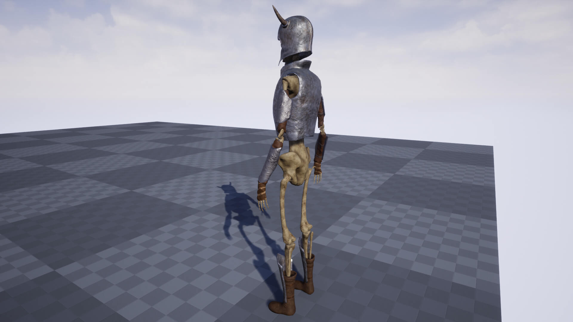 Skeleton Warrior - 3D Model by Alfamix