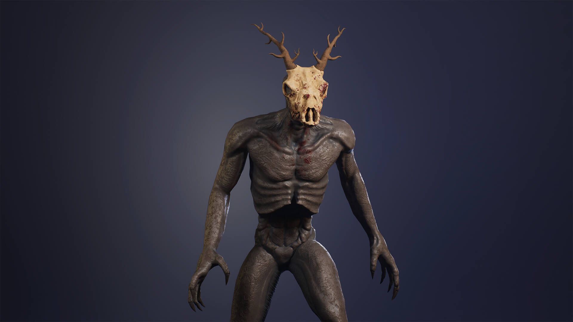 Wendigo Monster - 3D Model by Alfamix
