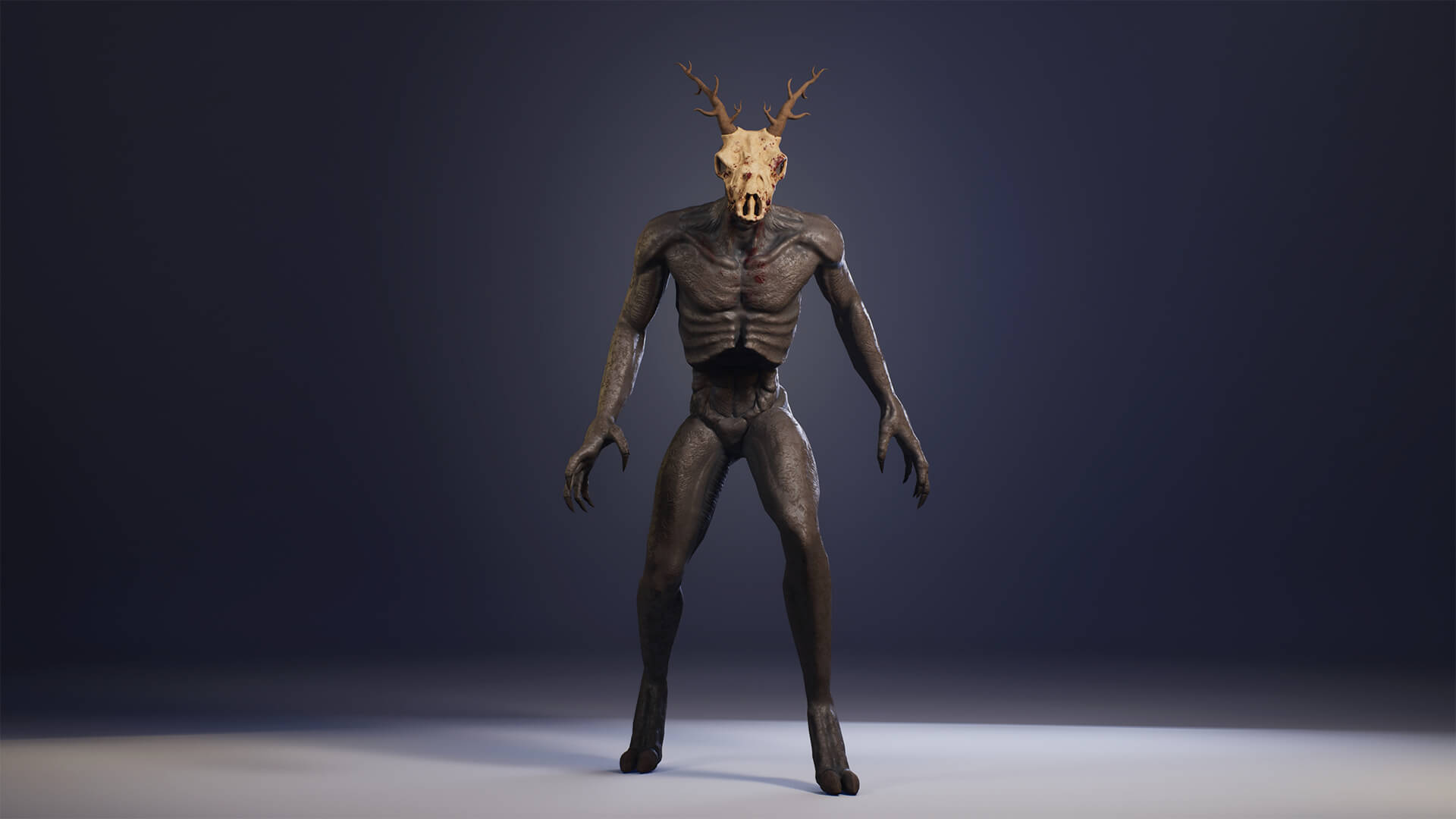 Wendigo Monster - 3D Model by Alfamix
