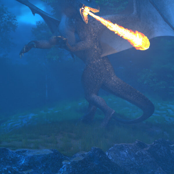 Lore of the Dragon Contest Entries 3 3D Render | RenderHub Gallery