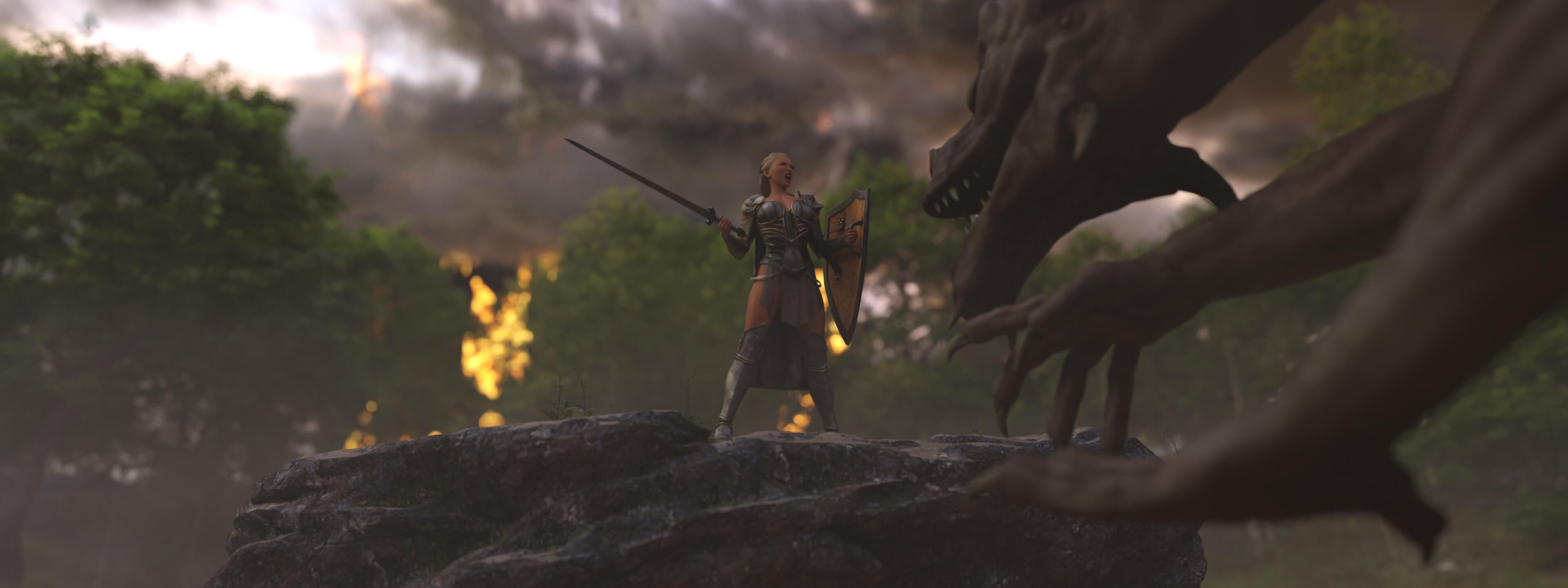 Lore of the Dragon Contest Entries 2 3D Render | RenderHub Gallery