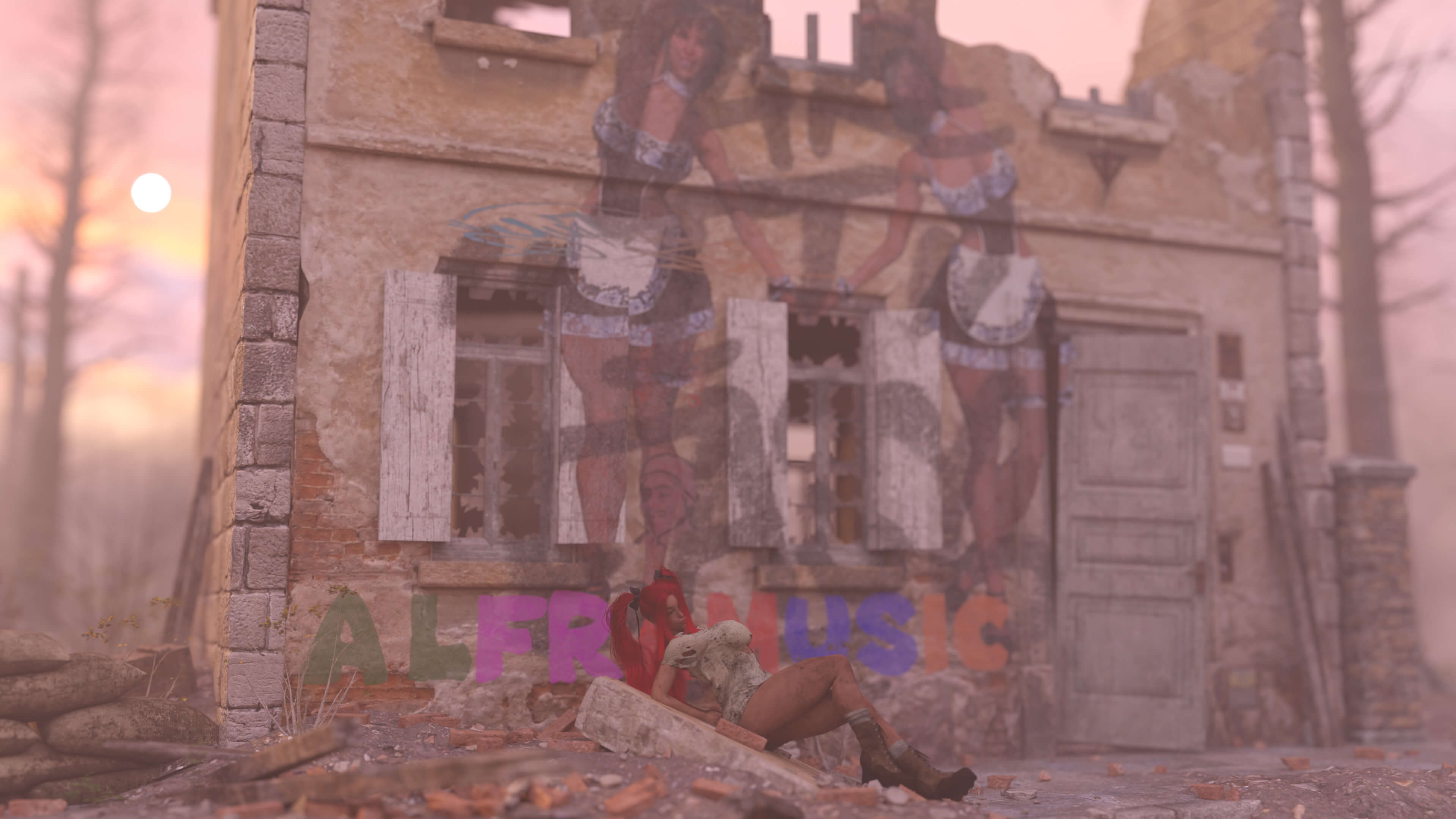 Once Upon a Time 01 3D Render, Digital Art by AlfRaMusic