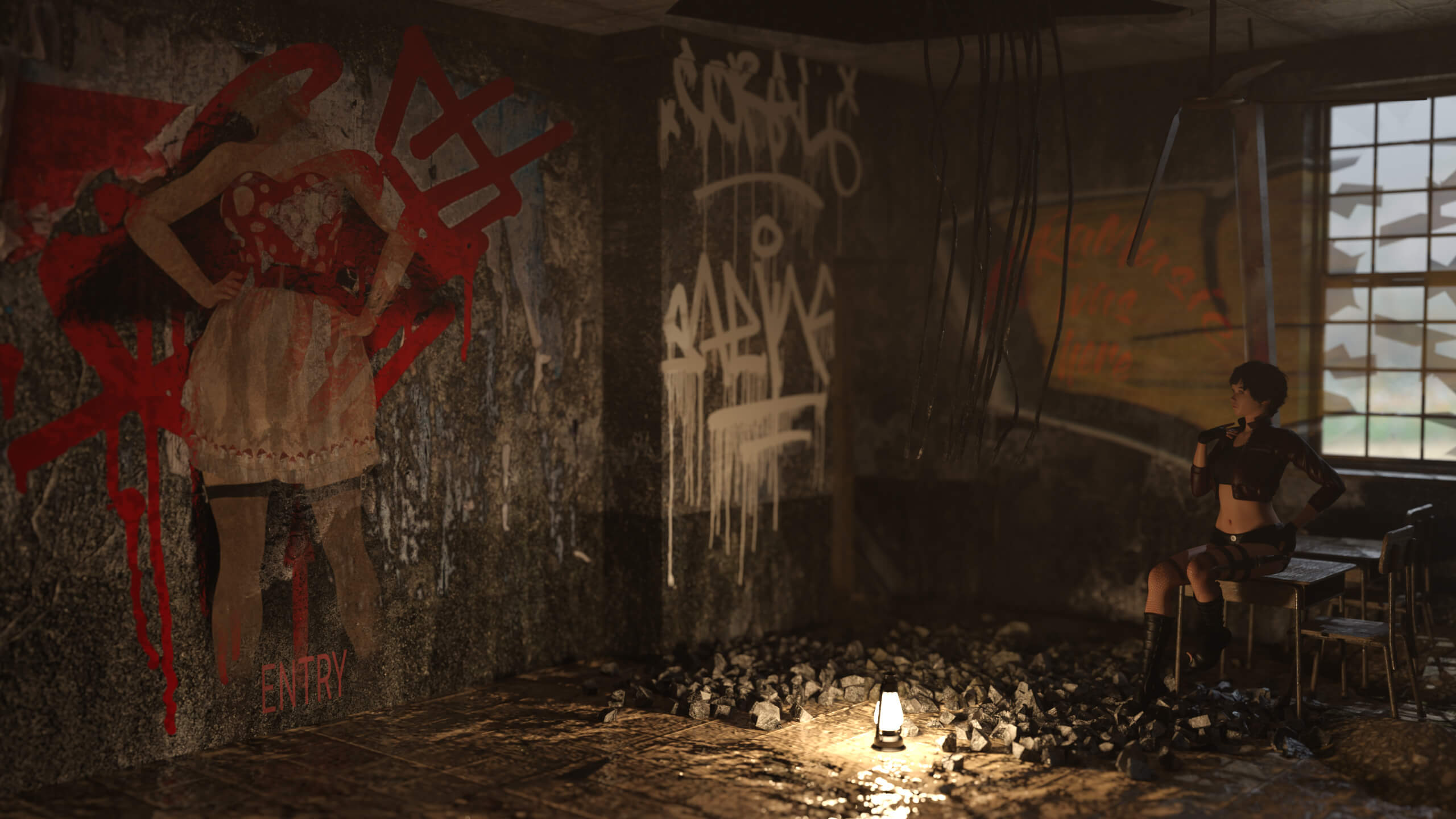 Once Upon a Time 03 3D Render, Digital Art by AlfRaMusic