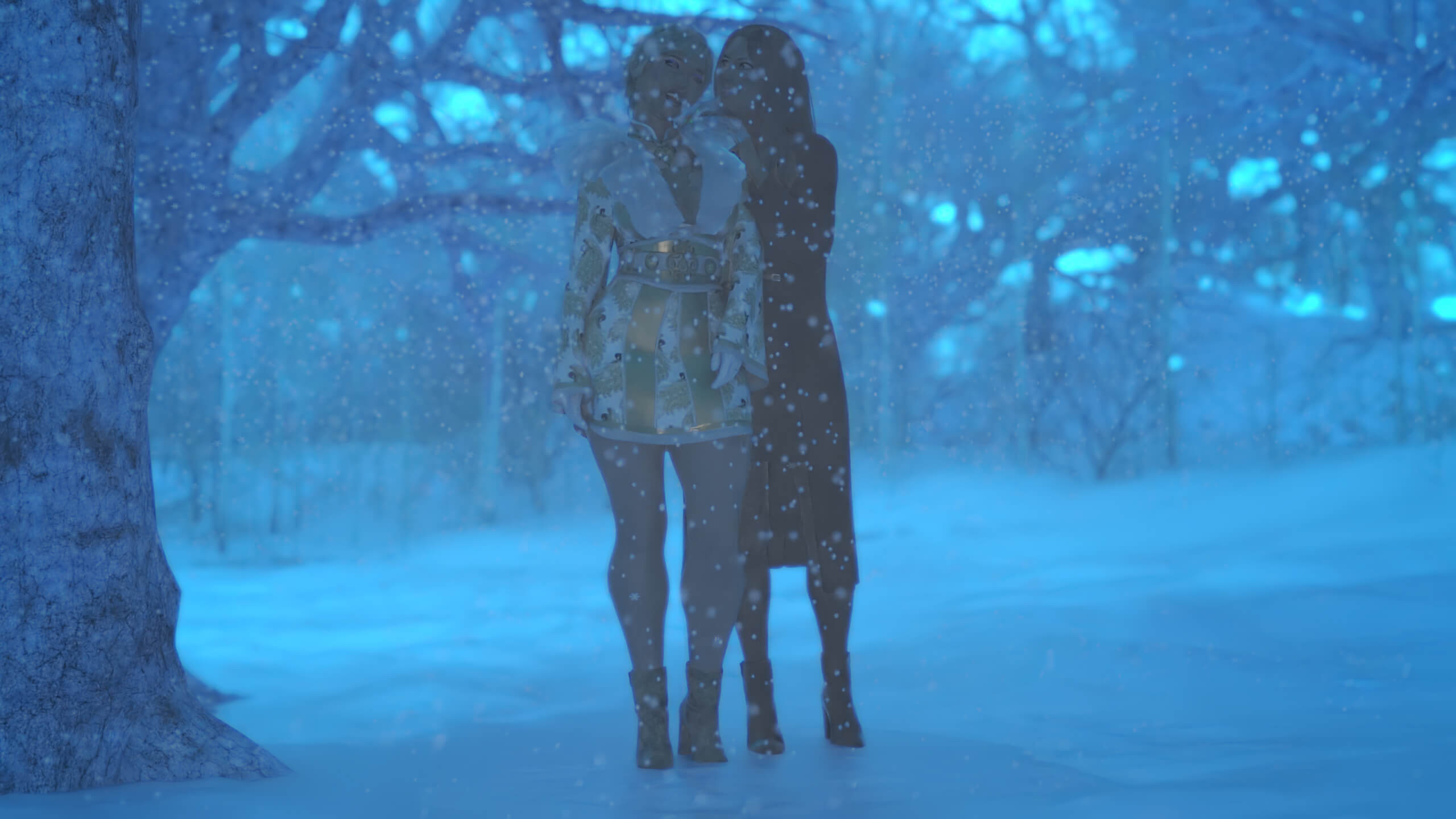 Winter Wonder 004 3D Render, Digital Art by AlfRaMusic