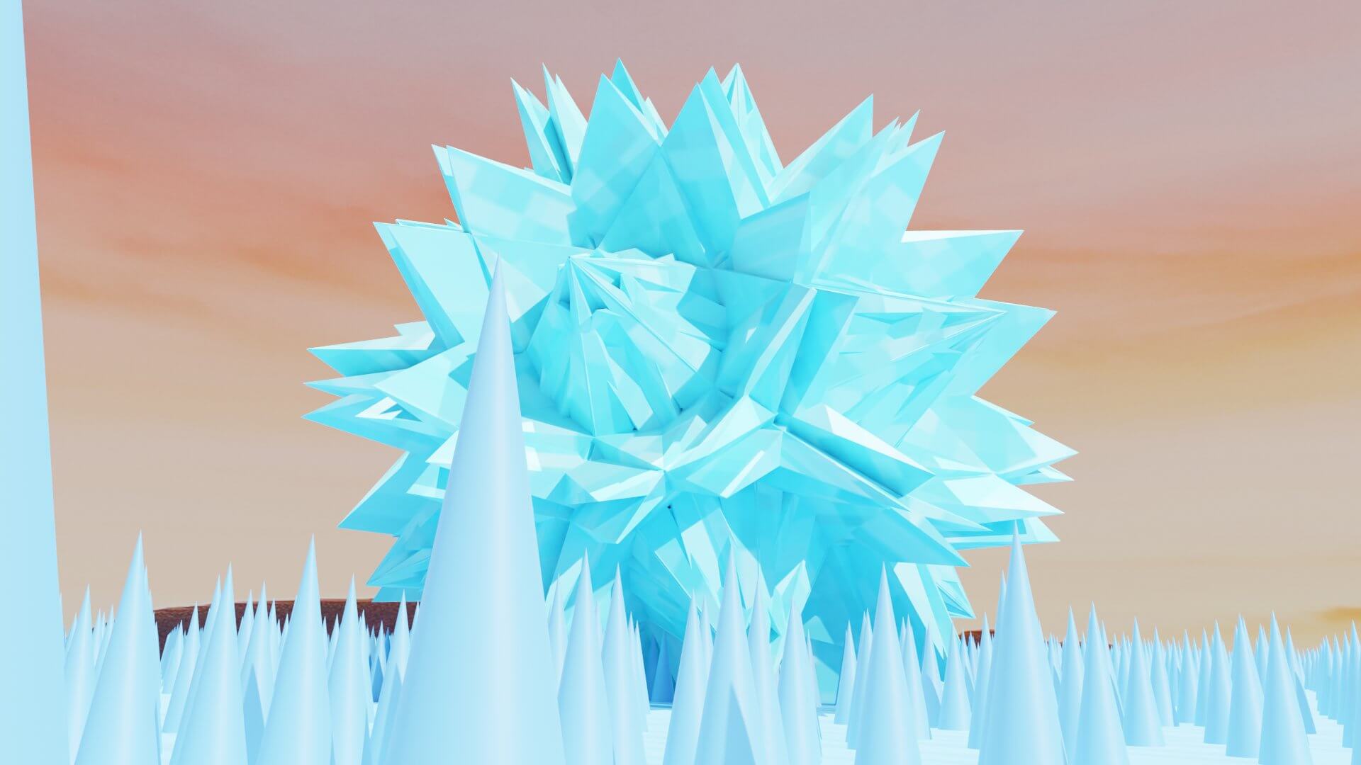 blue ice 3D Render, Digital Art by Ali_Ahmed