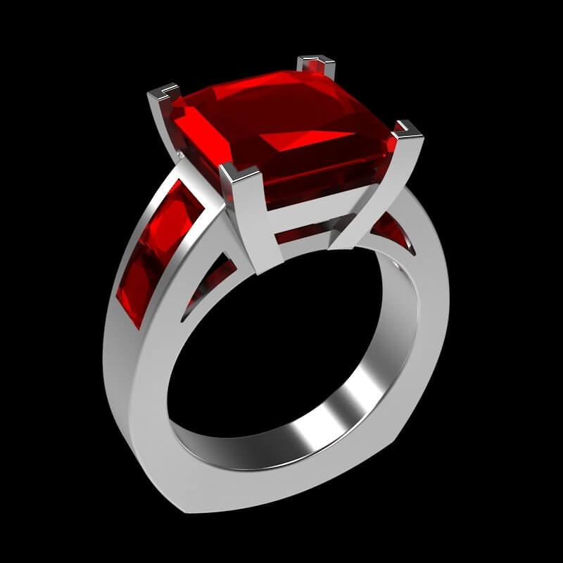 Diamond Ring - 3D Model by Alias3d
