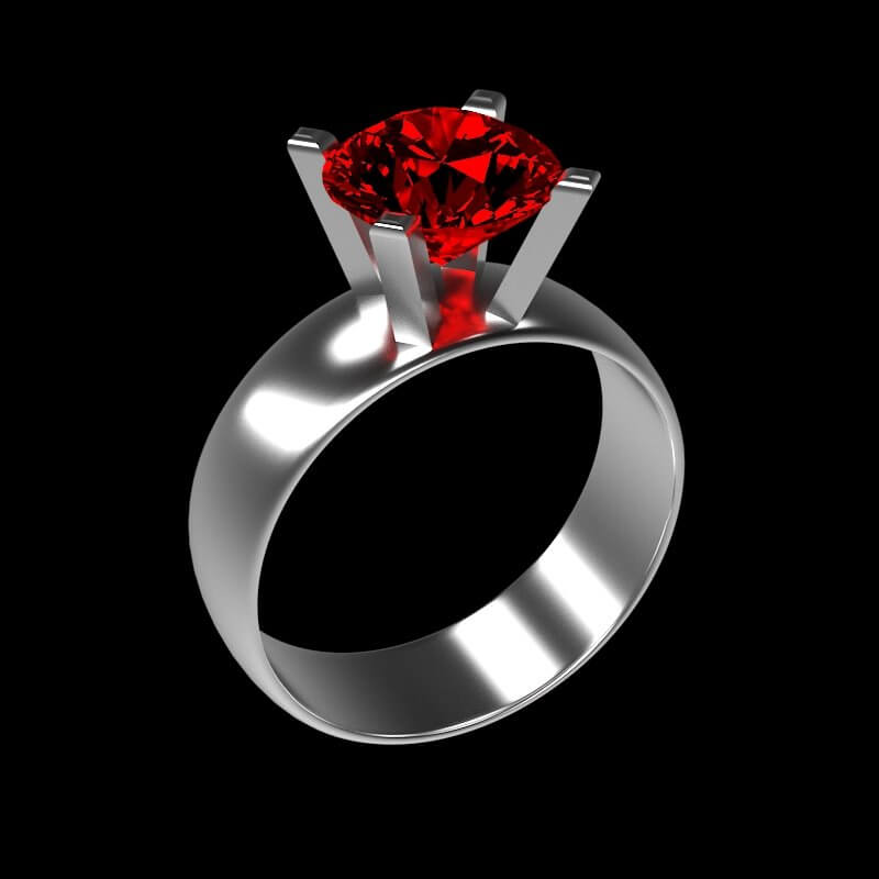 Diamond Ring - 3D Model by Alias3d