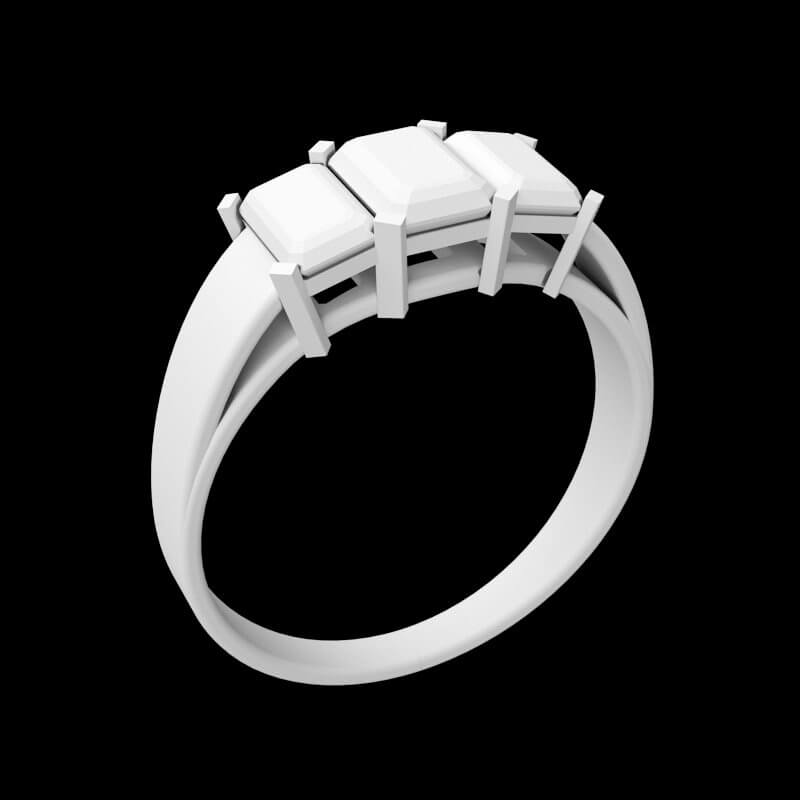 Diamond Ring - 3D Model by Alias3d