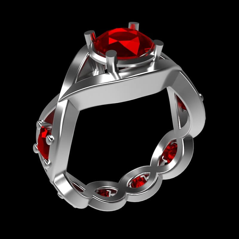 Engagement Ring - 3D Model by Alias3d