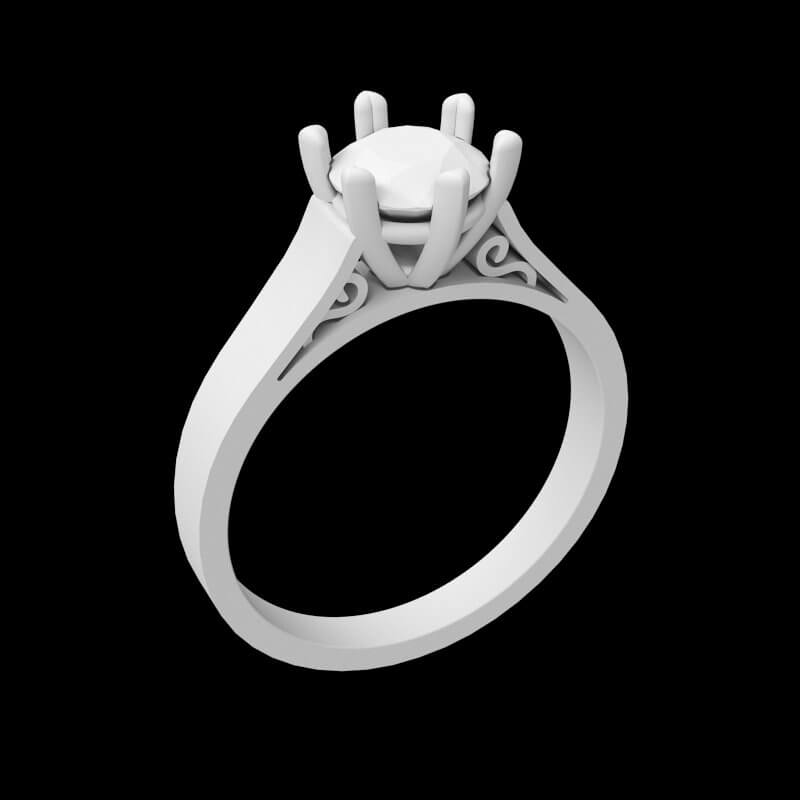 Wedding Ring - 3D Model by Alias3d