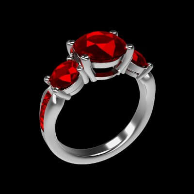 Wedding Ring - 3D Model by Alias3d