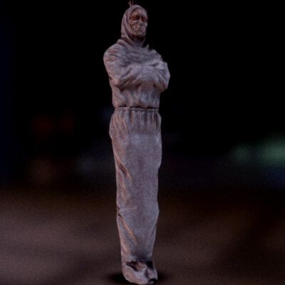 Pocong Ghost - 3D Model by AliasHasim