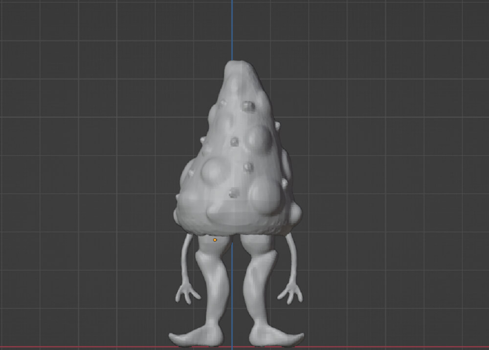 Cursed Mushroom Named Legs - 3D Model by Alika130