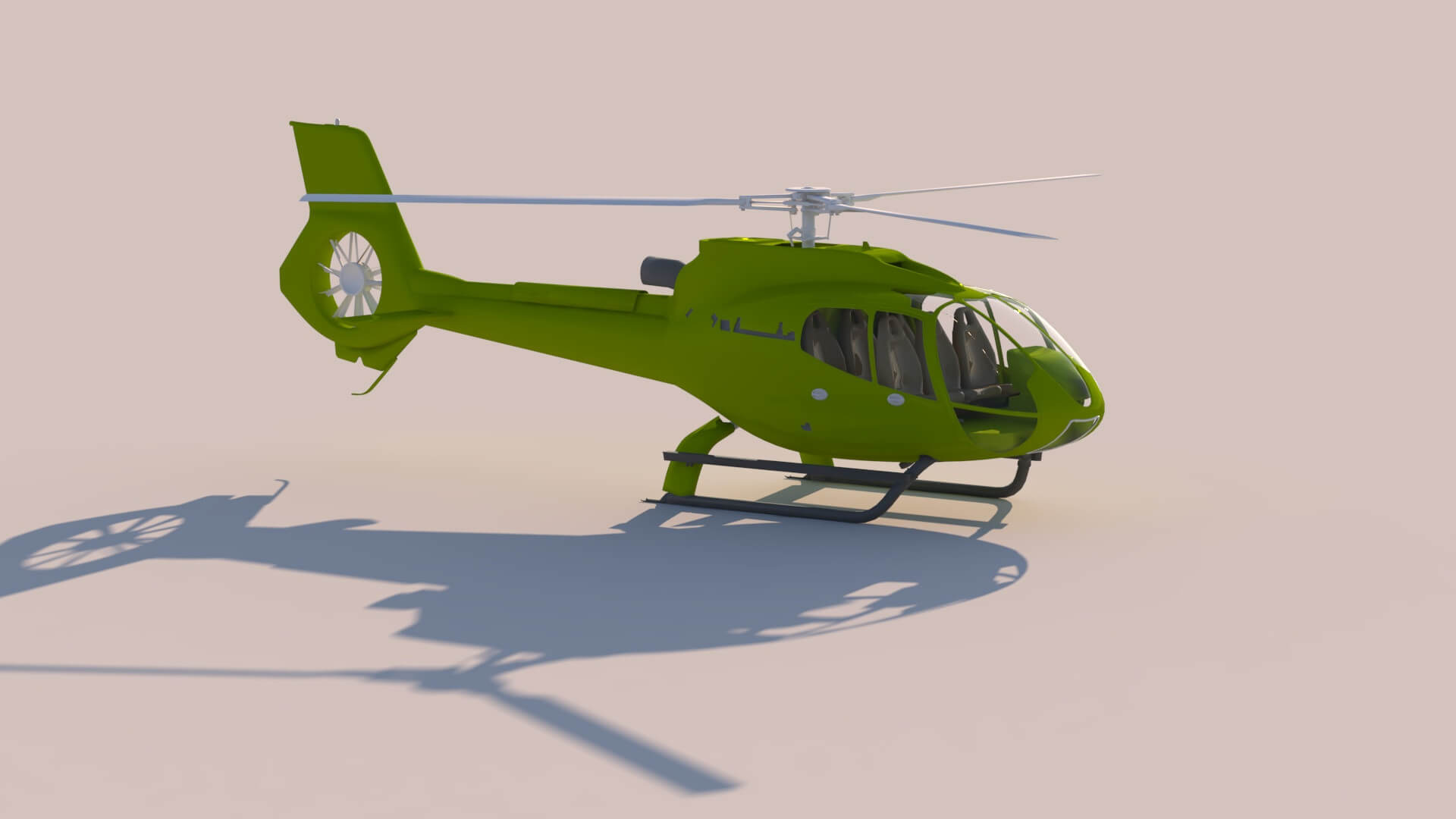 Helicopter 1 3D Render, Digital Art by Alireza313