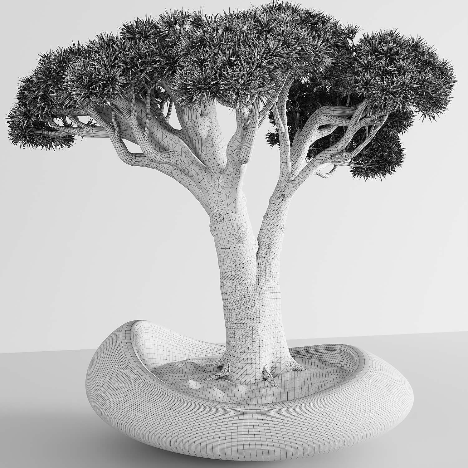 Bonsai Tree Pot - 3D Model by alirezamoarrefi