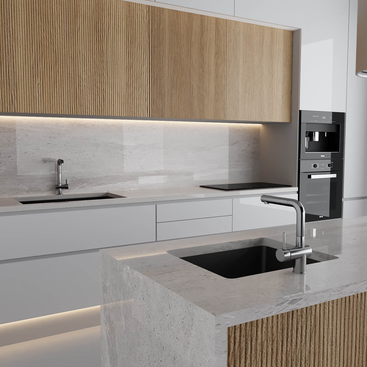 Kitchen Island - 3D Model by alirezamoarrefi