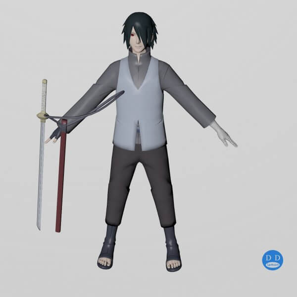 Boruto 3d model - Rigged 3D model 3D Render | RenderHub Gallery