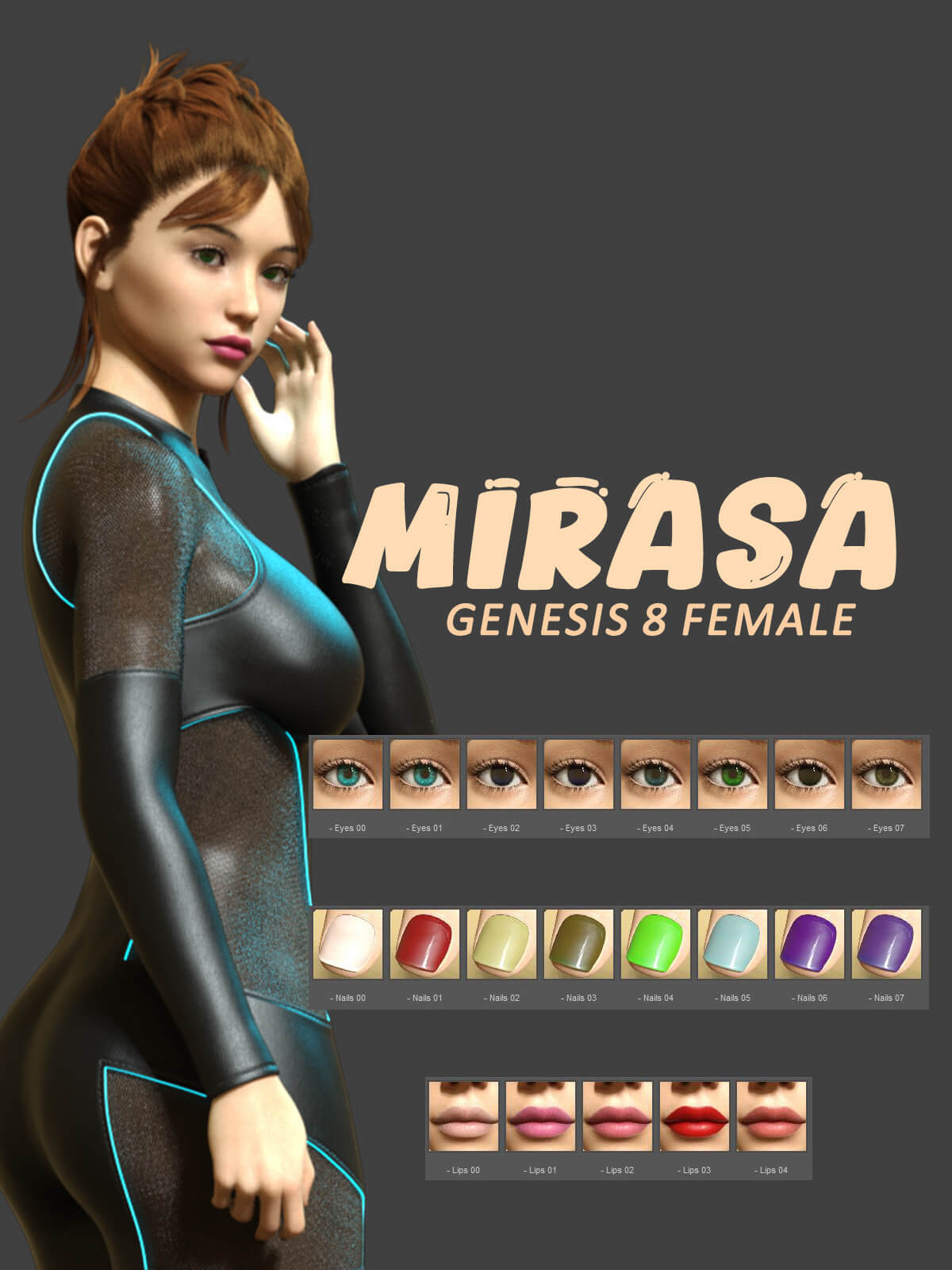 Mirasa for Genesis 8 Female - Daz Content by AlivArt