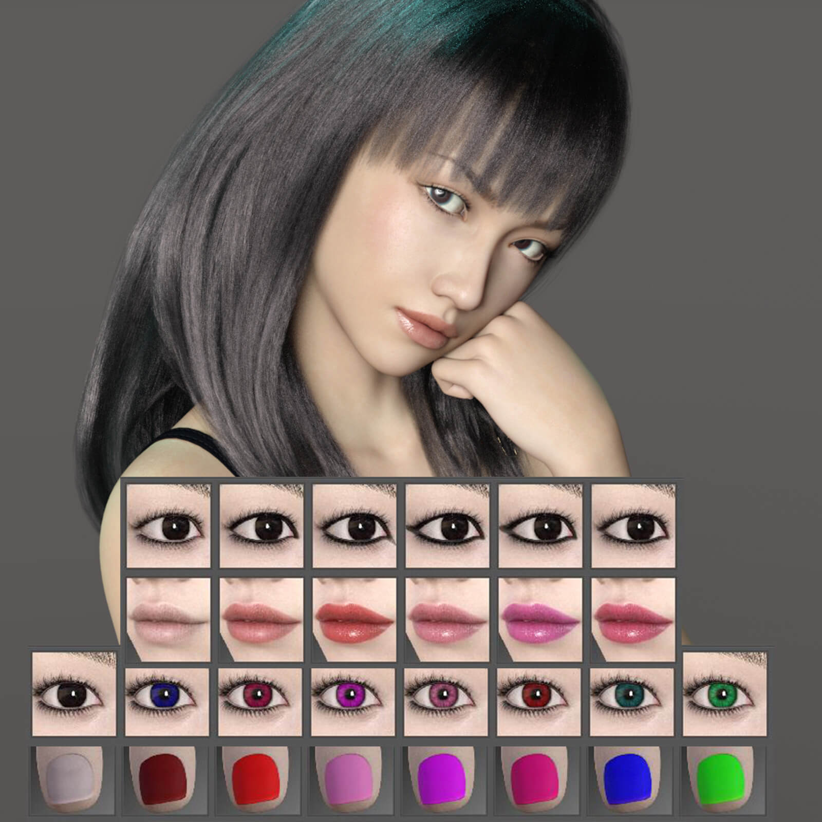 Yuki Sasou for Genesis 8 Female - Daz Content by AlivArt