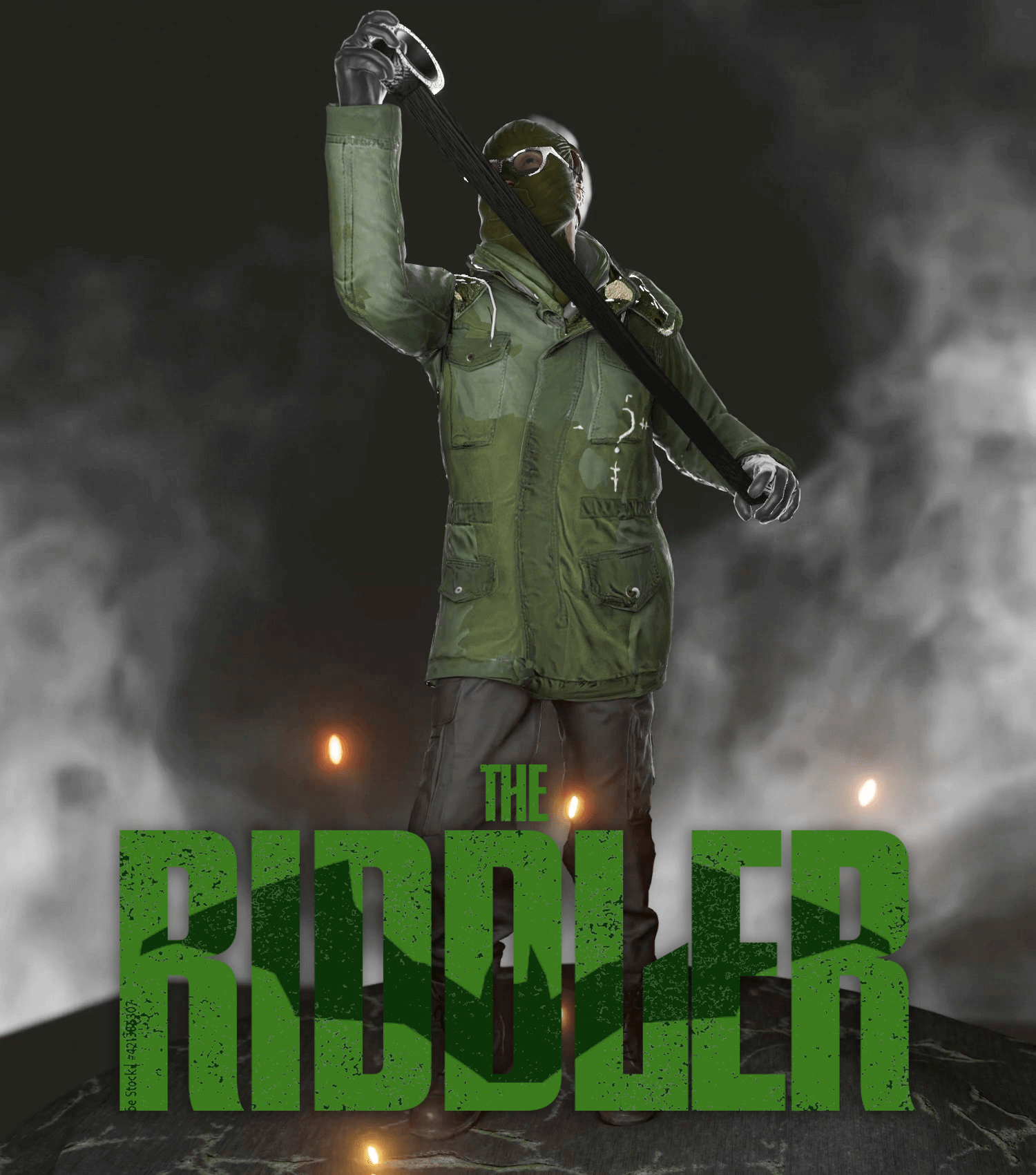 Paul Danno The Riddler (The Batman 2022) 3D Render