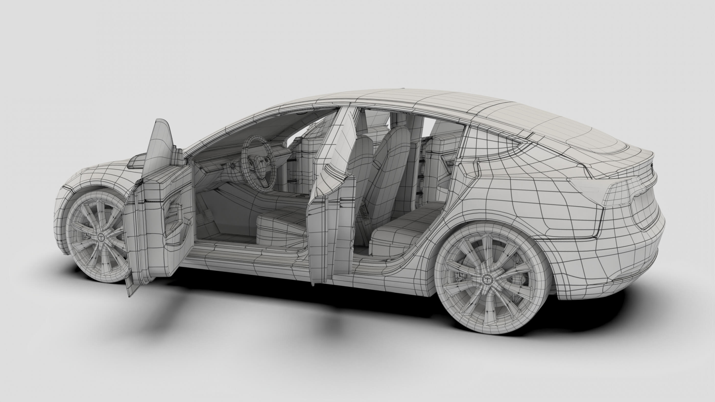 Tesla 2018 Model 3 by Allay_design