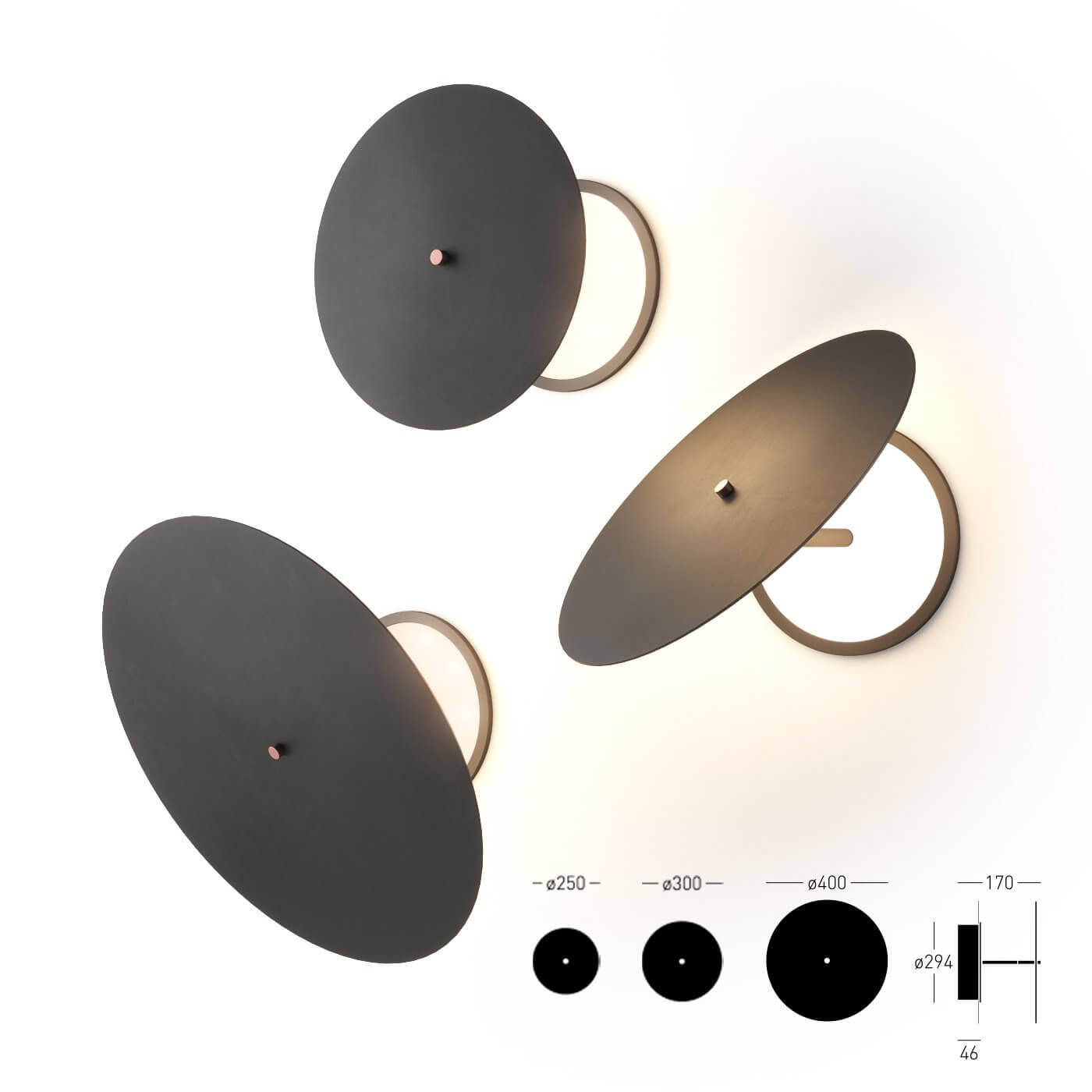 Ra Wall and Ceiling Light - 3D Model by Allskull