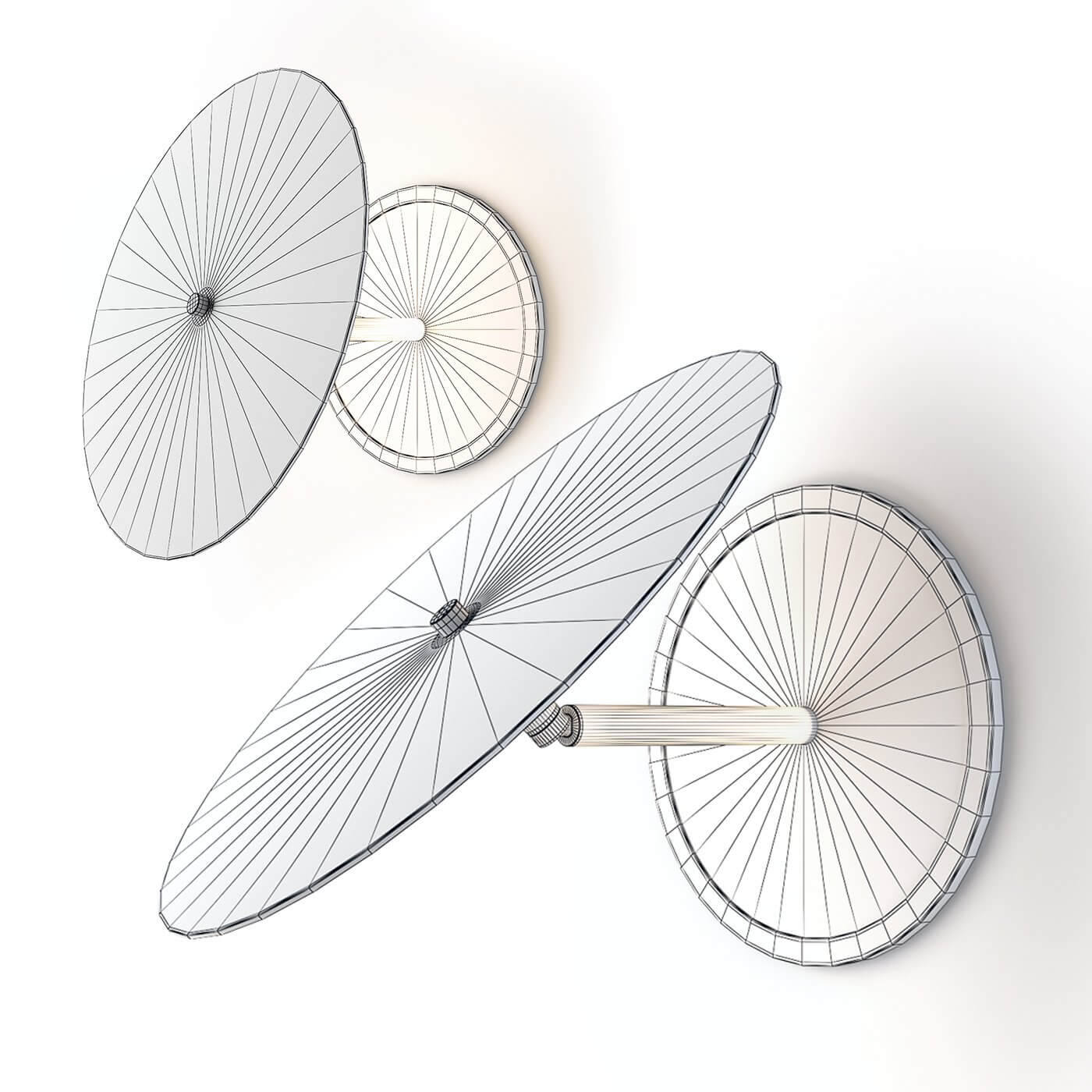 Ra Wall and Ceiling Light - 3D Model by Allskull