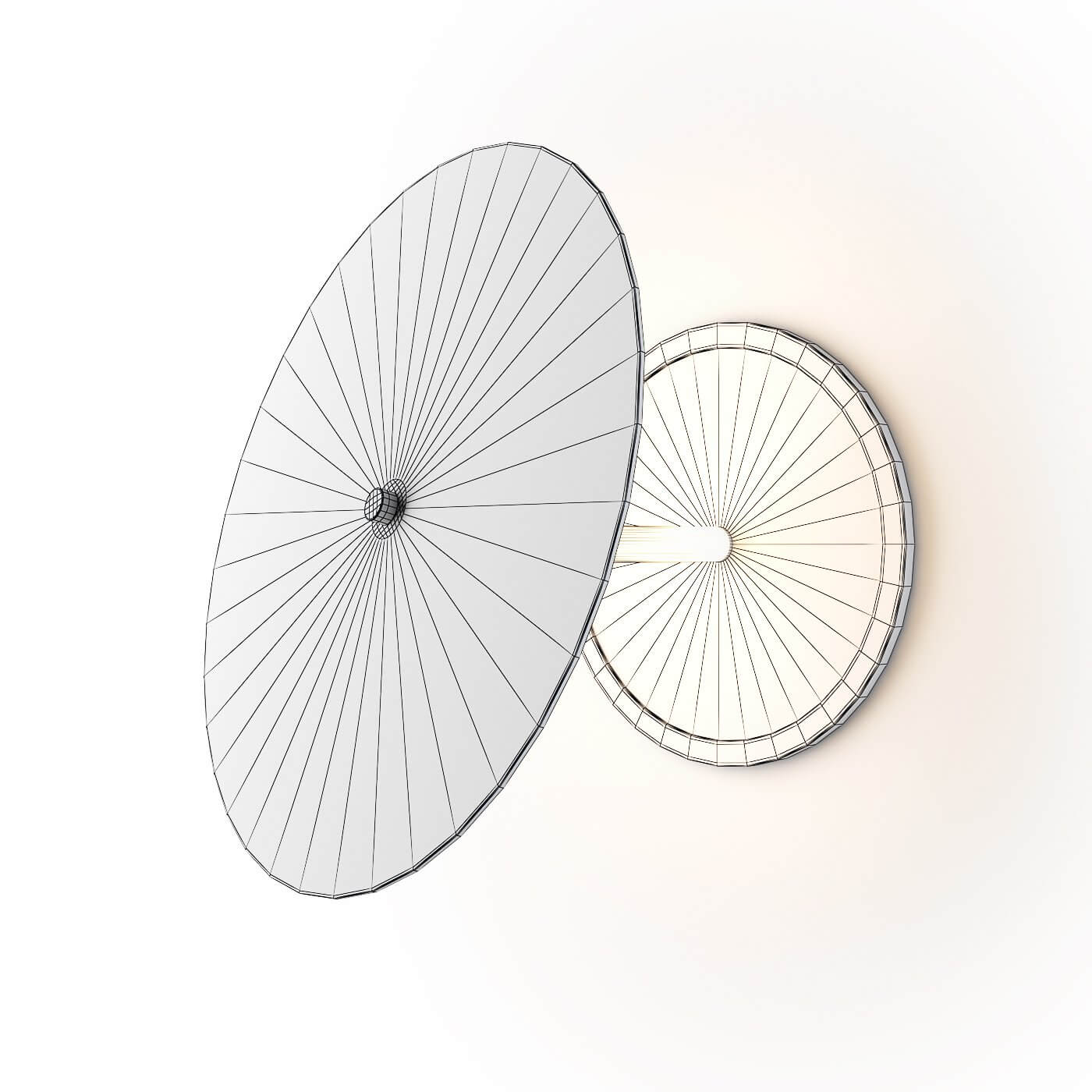 Ra Wall and Ceiling Light - 3D Model by Allskull