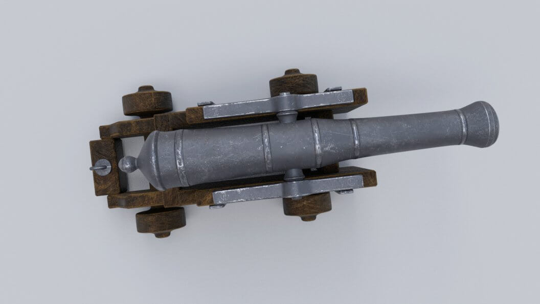 Cannon - 3D Model by alom3d