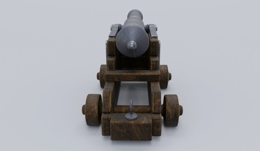 Cannon - 3D Model by alom3d