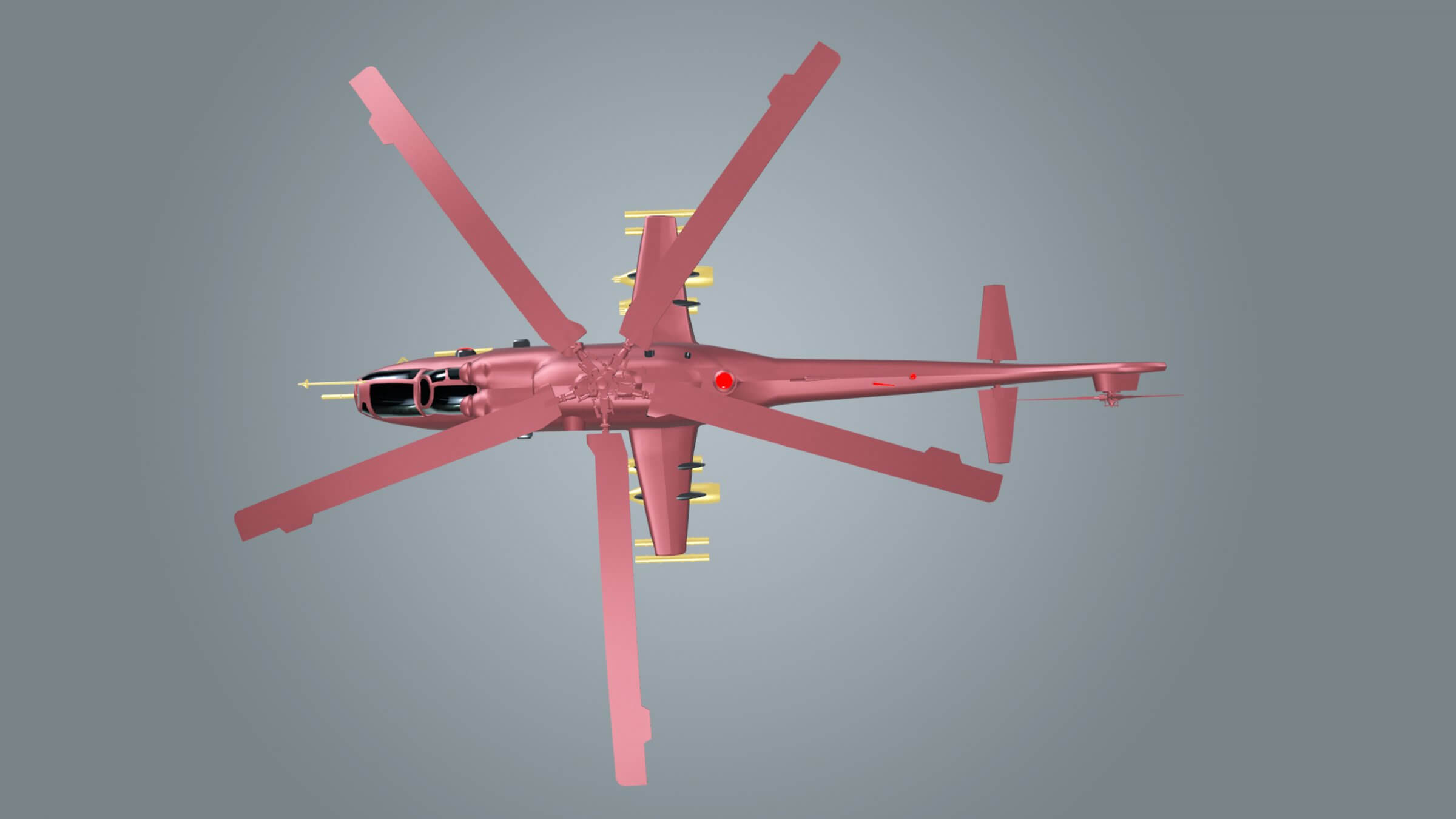Helicopter - 3D Model by alom3d