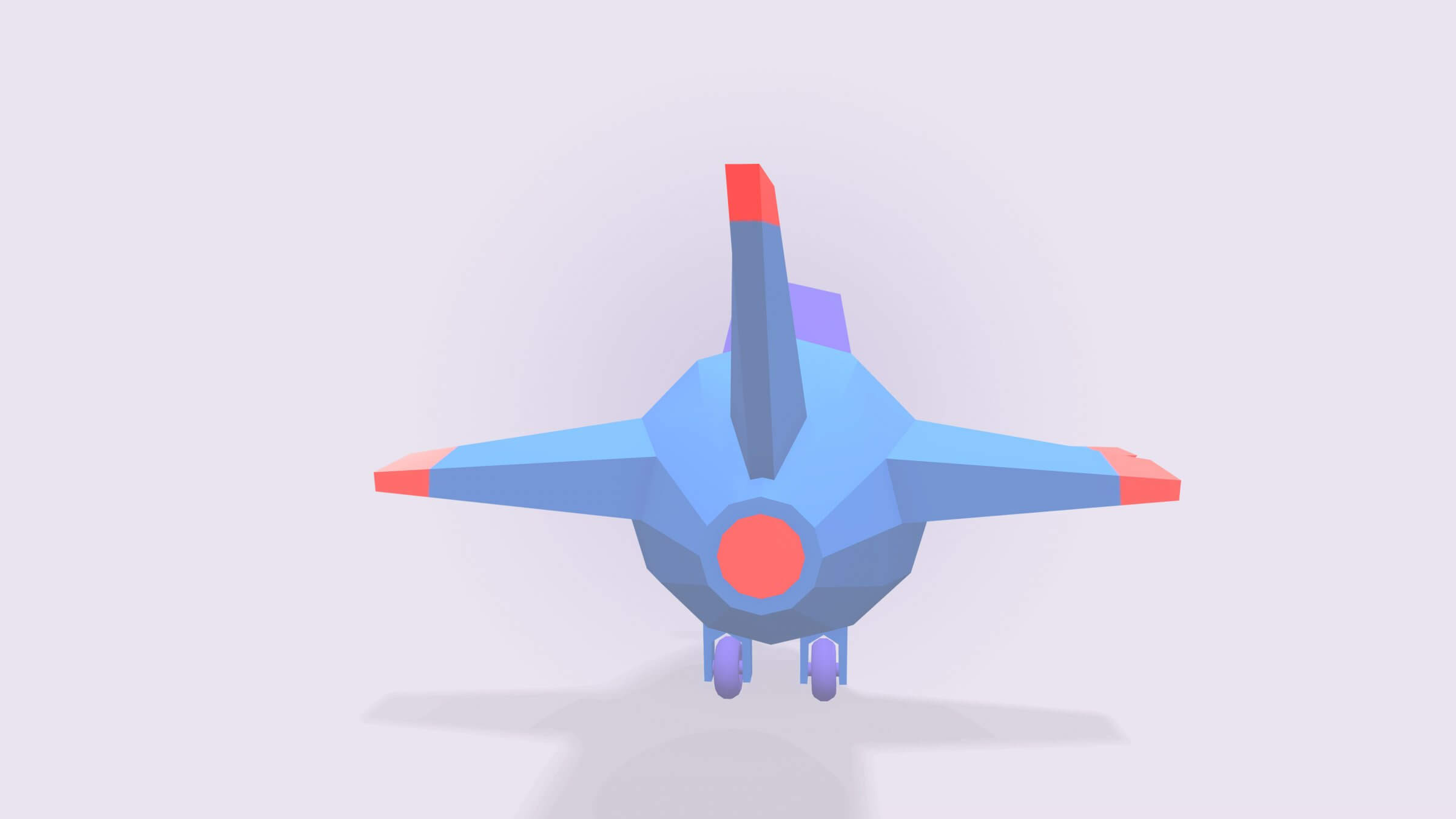 Stylized Aircraft - 3D Model by alom3d