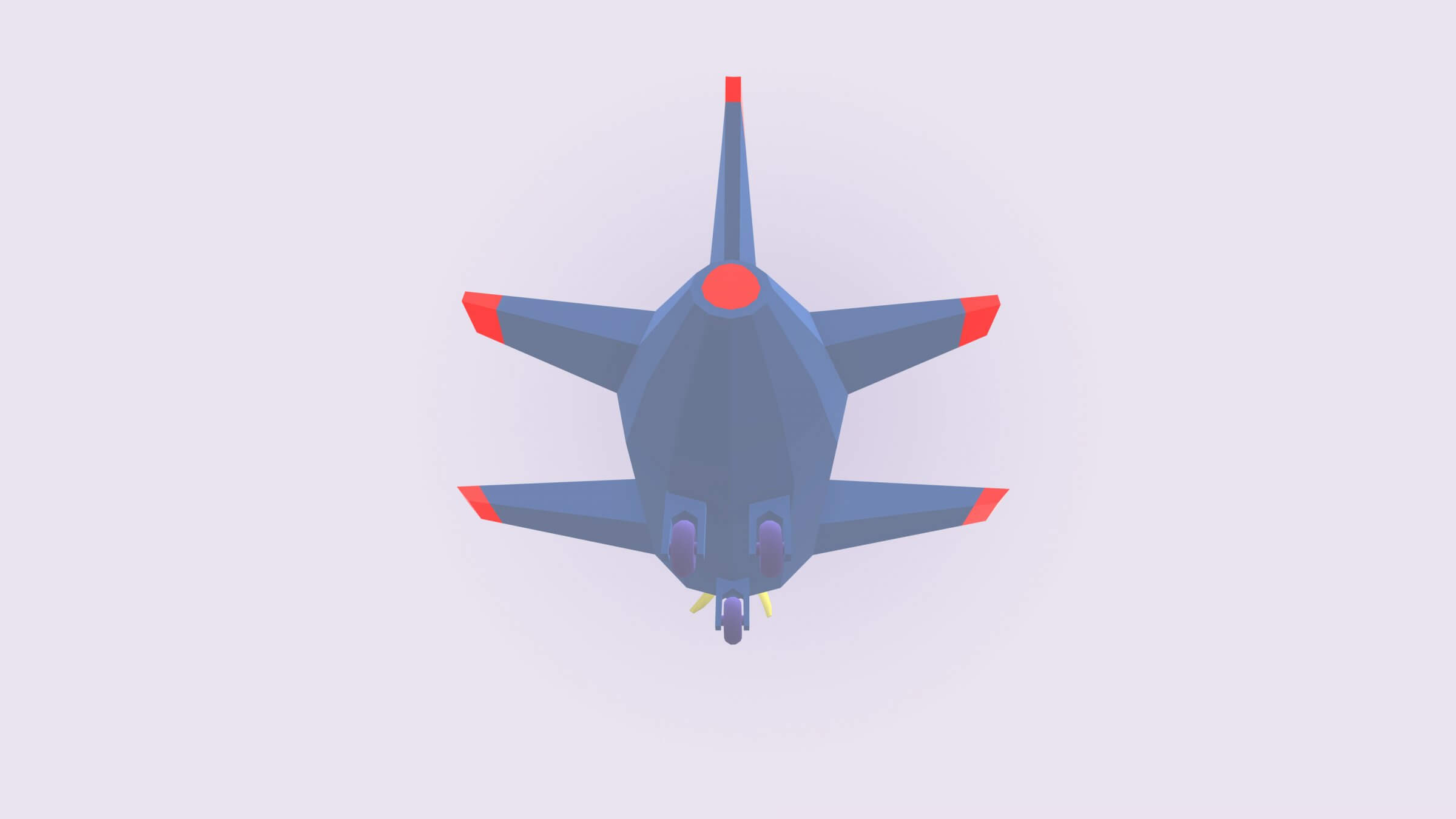 Stylized Aircraft - 3D Model by alom3d